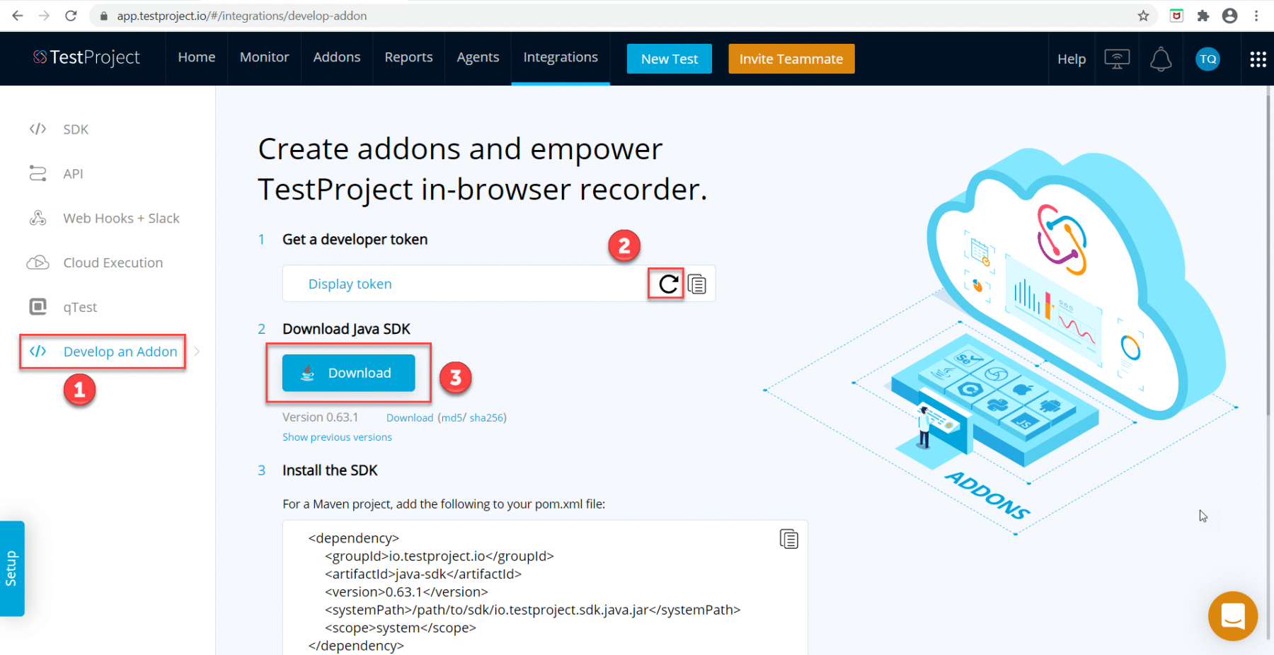 How To Create And Use Custom Addons In Testproject